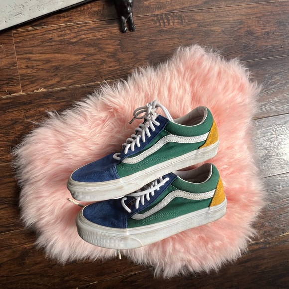 Vans | Shoes | Colorful Suede Vans Sneakers | Poshmark